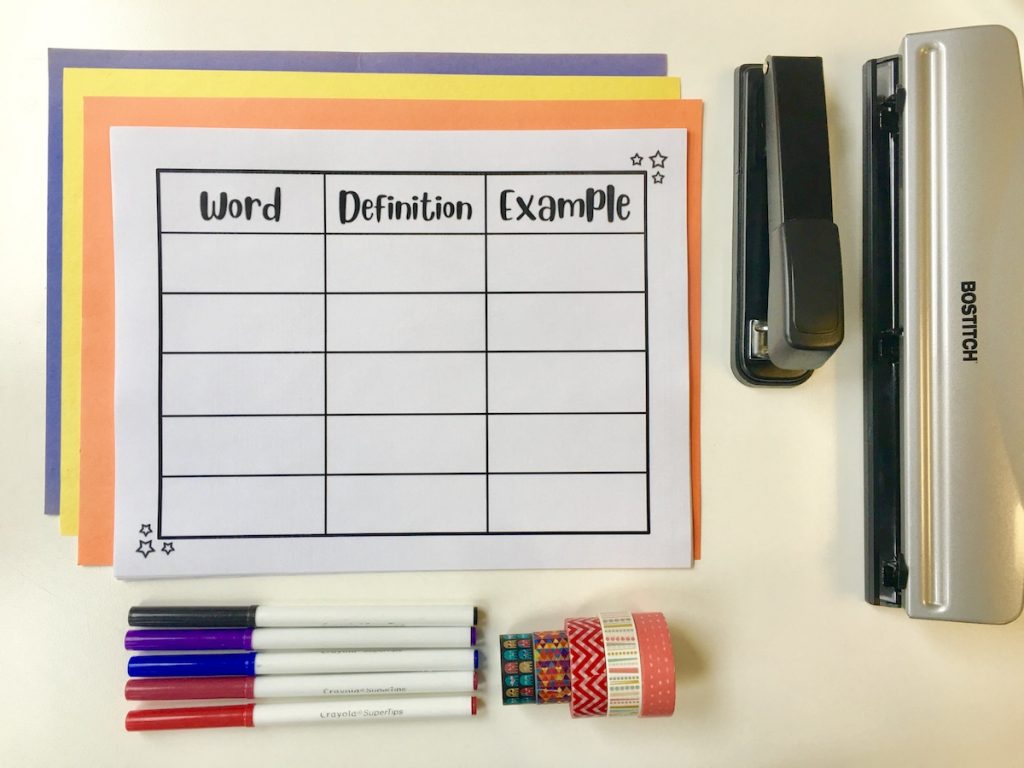 DIY word chart to help kids learn new words | Reading Partners ...