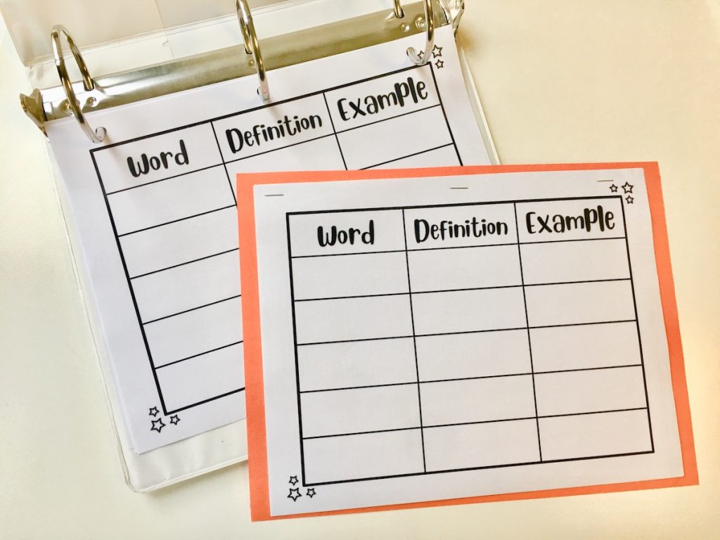 DIY word chart to help kids learn new words | Reading Partners ...