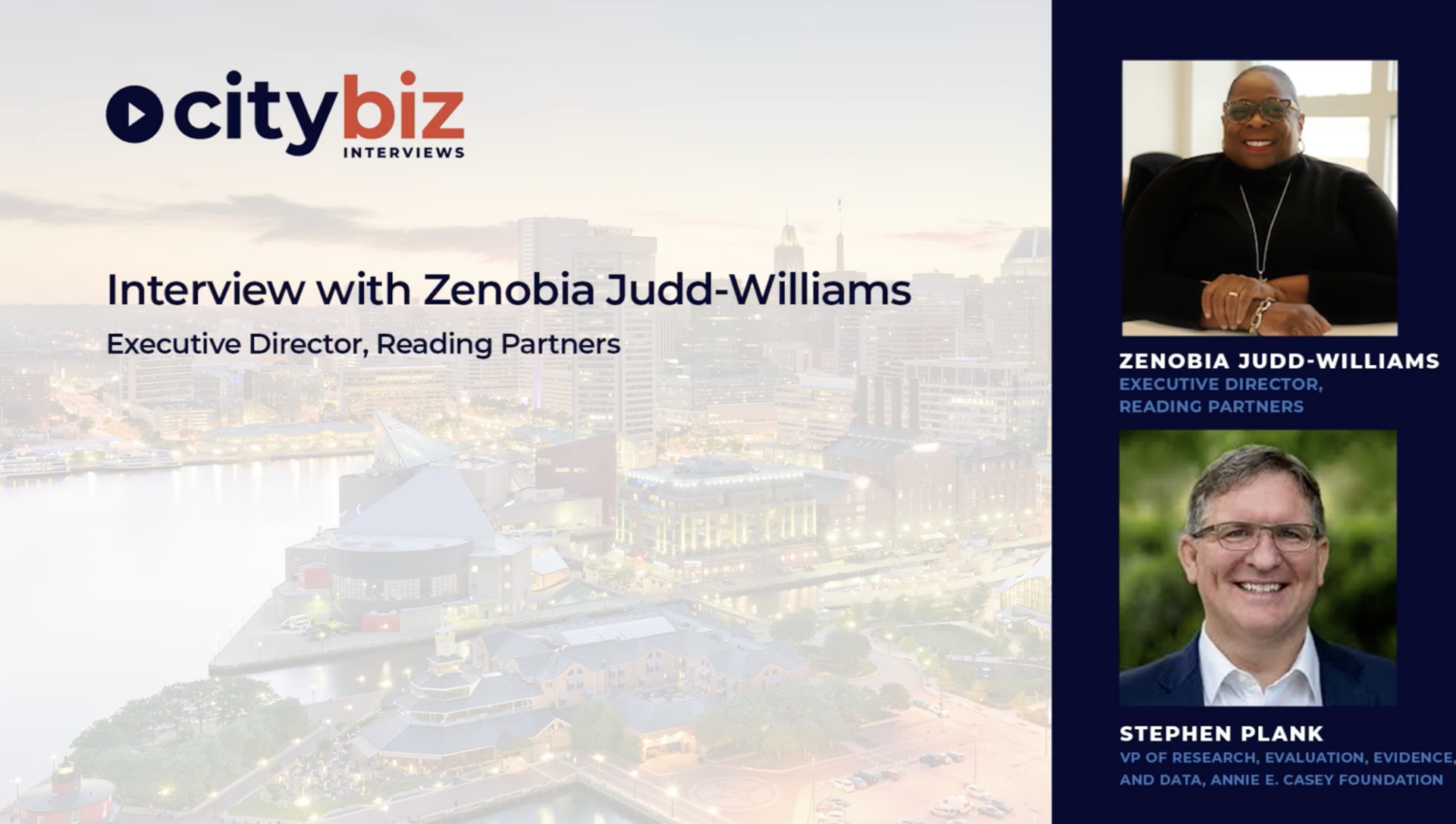 Stephen Plank Interviews Zenobia Judd-Williams Executive Director at ...