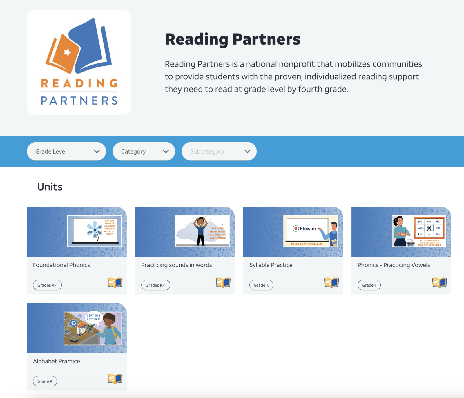 Reading Partners Promotes Educational Equity with New Initiatives and ...