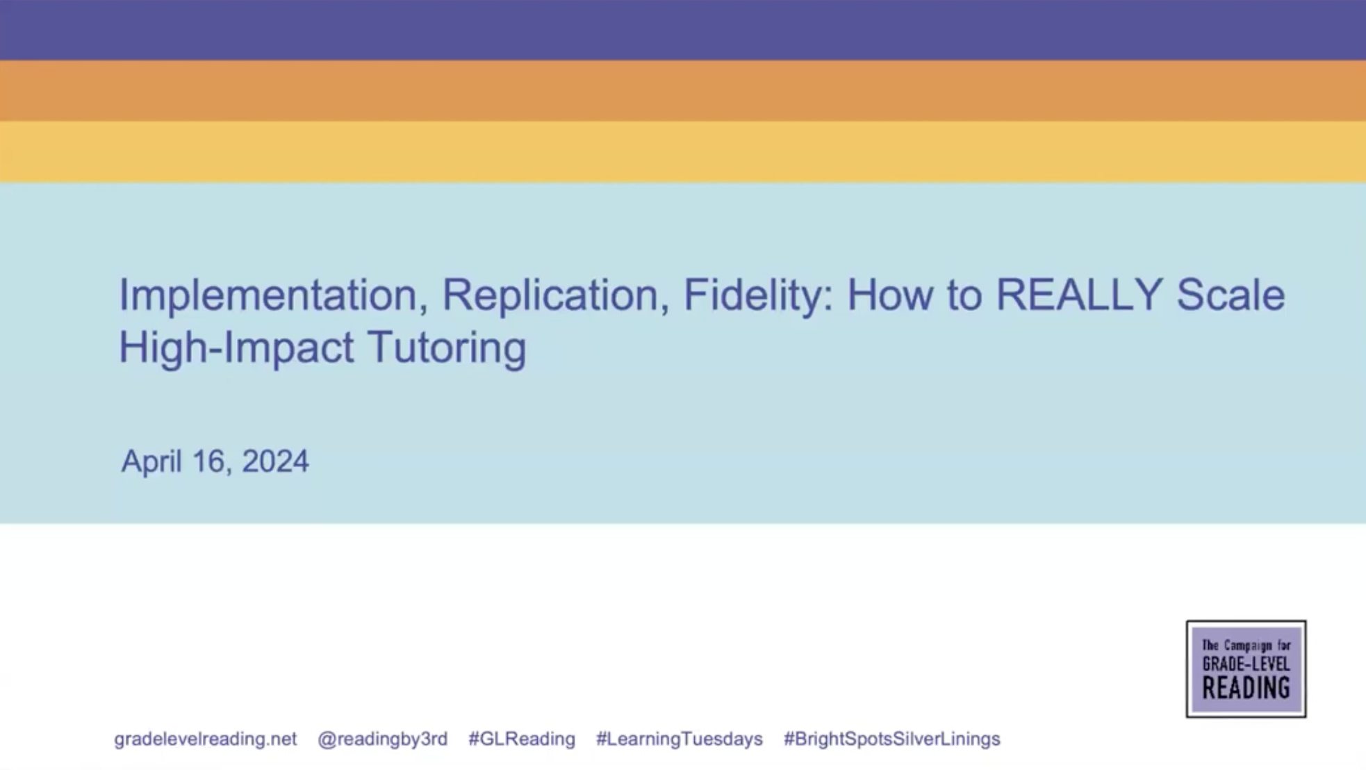 Learning Tuesday | Implementation, Replication, Fidelity: How to REALLY ...